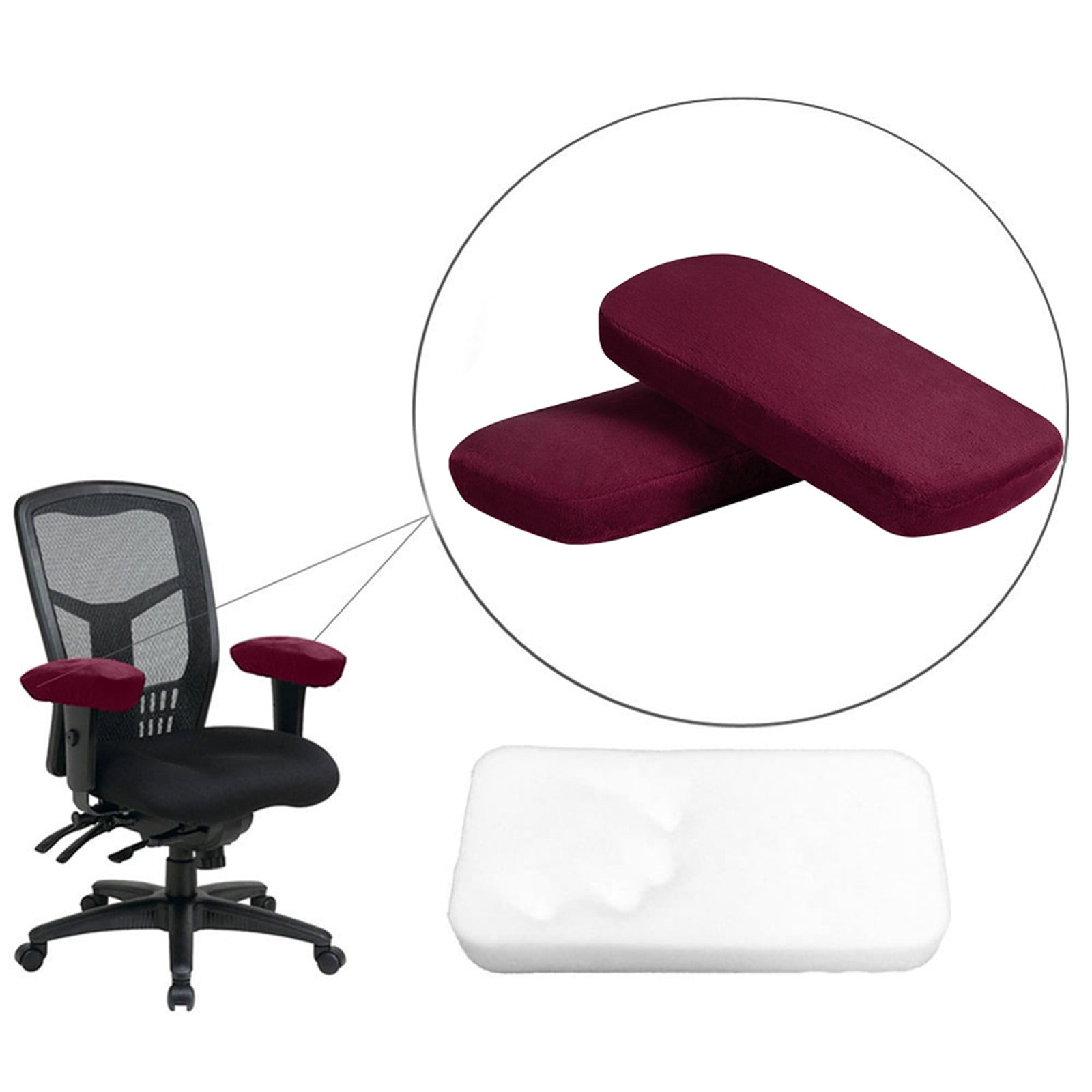 Extra Thick Chair Armrest Cushions Pillow Pressure Chair Gaming Chair ...