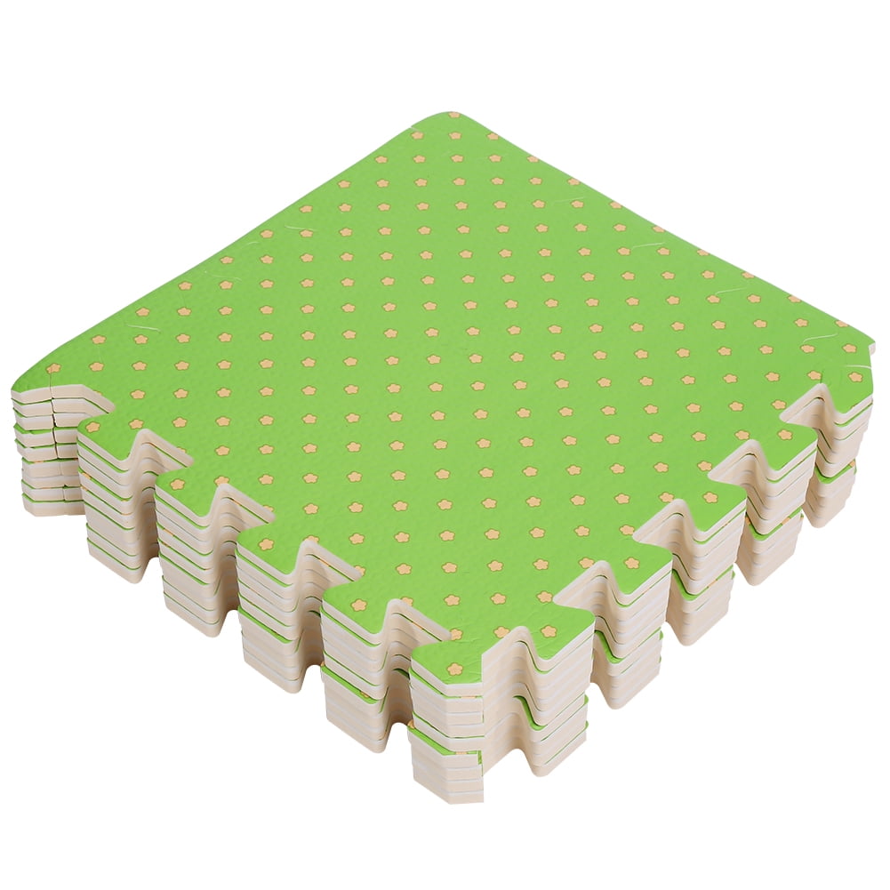 Extra-Thick EVA Puzzle Mat for Kids' Exercise & Playtime Floral Print ...