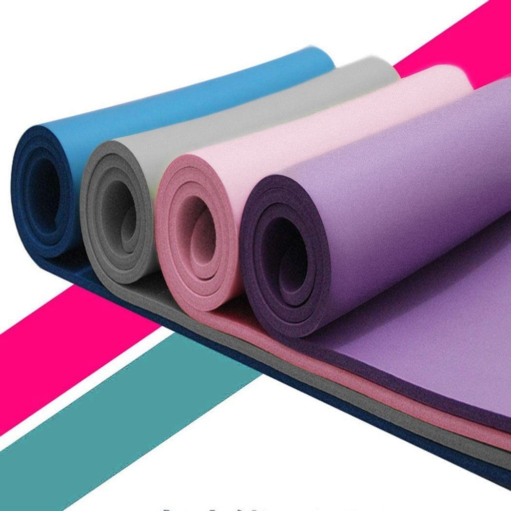 Extra Thick High Density Anti-Tear Exercise Yoga Mat Essentials Thick ...
