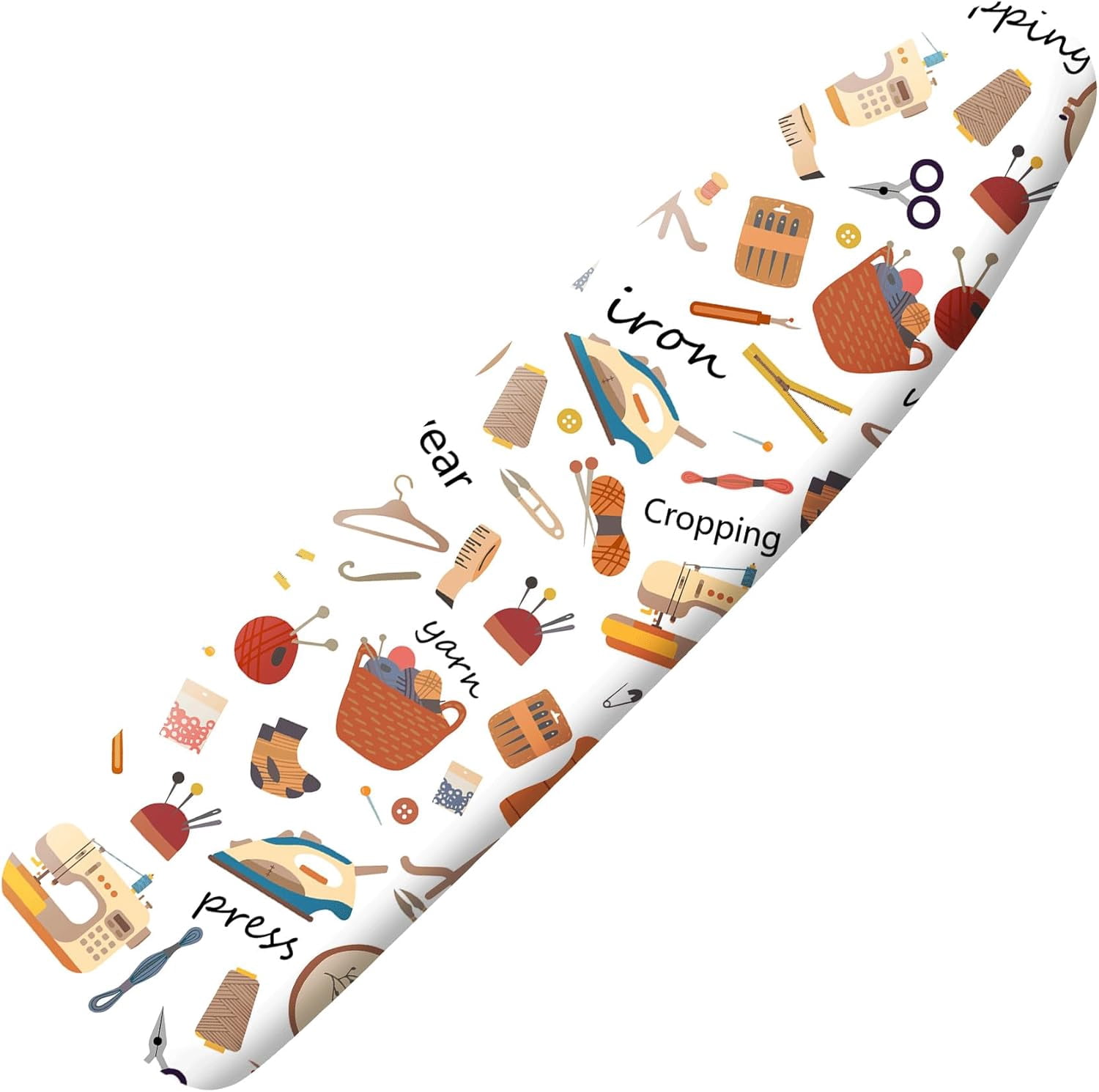 Extra Thick Ironing Board Cover and Pad, 15x54 Cover, Resist Scorng ...