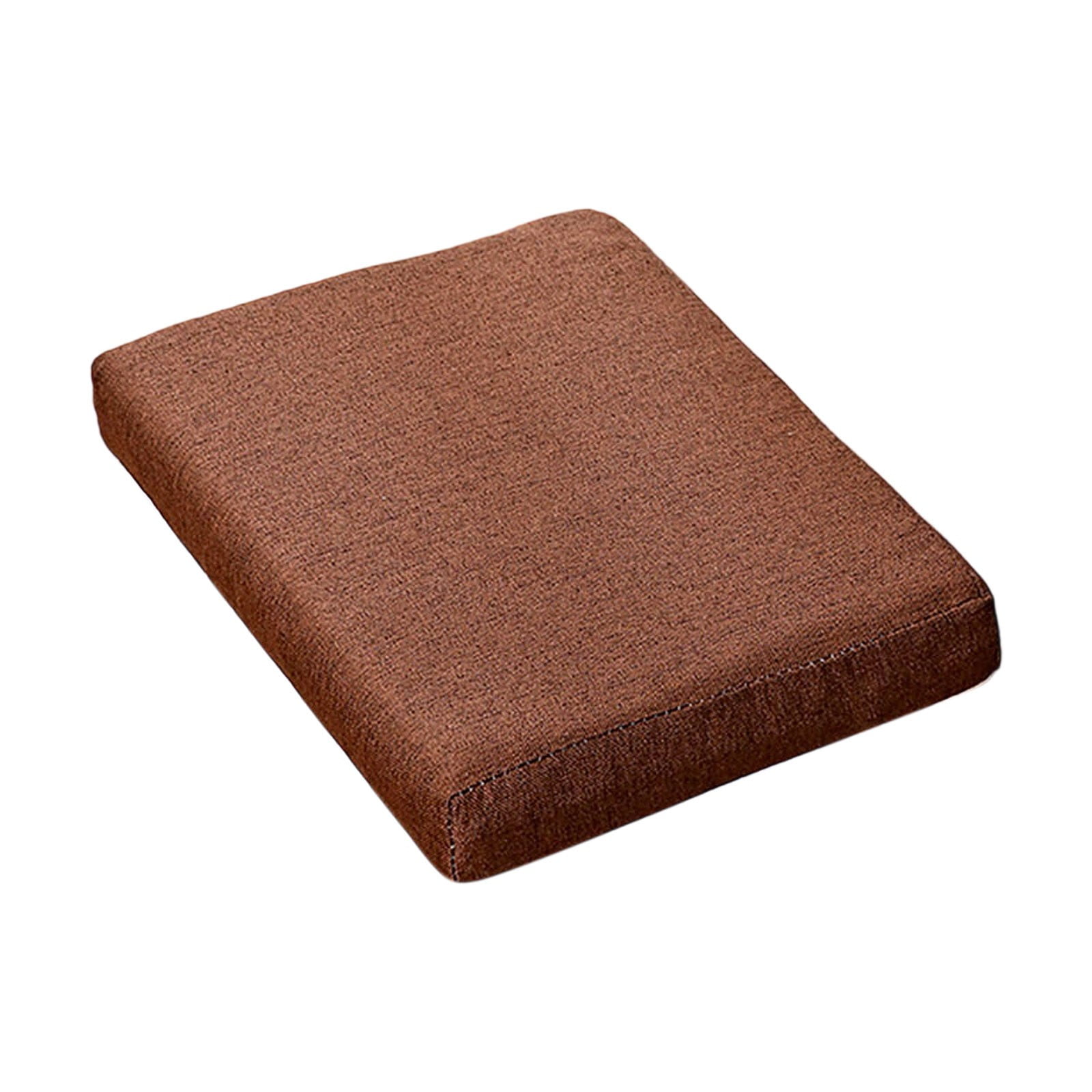 Extra Thick Rectangular Seat Cushion - High-Density Foam Pad with Non ...