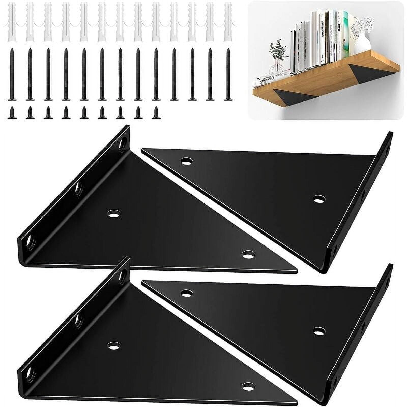 Extra Thick Shelf Brackets, Floating Shelf Support With Hidden Right ...