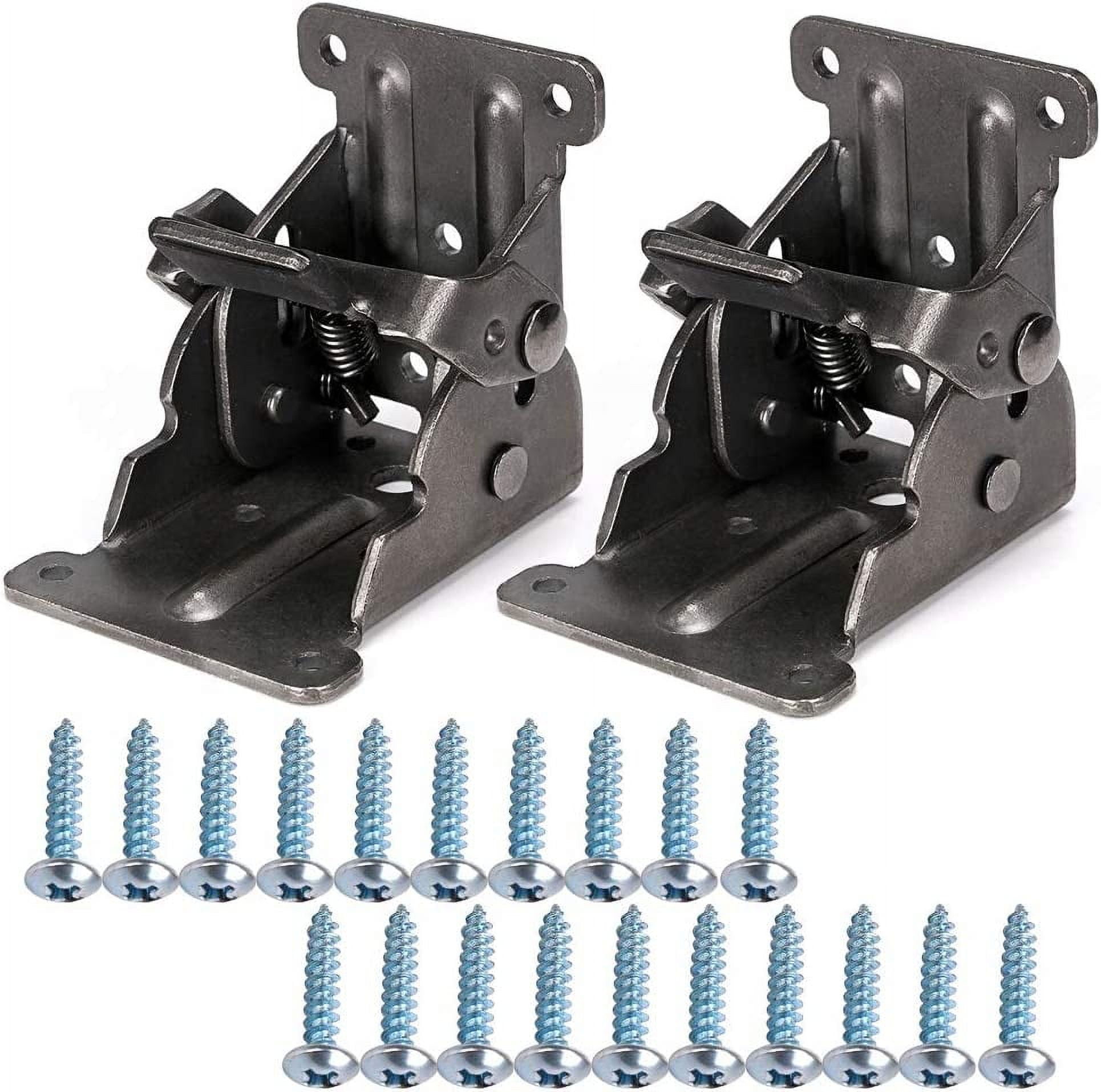 Extra Thick Steel Self-Locking Hinges for Furniture - 20 Pack - Walmart.com