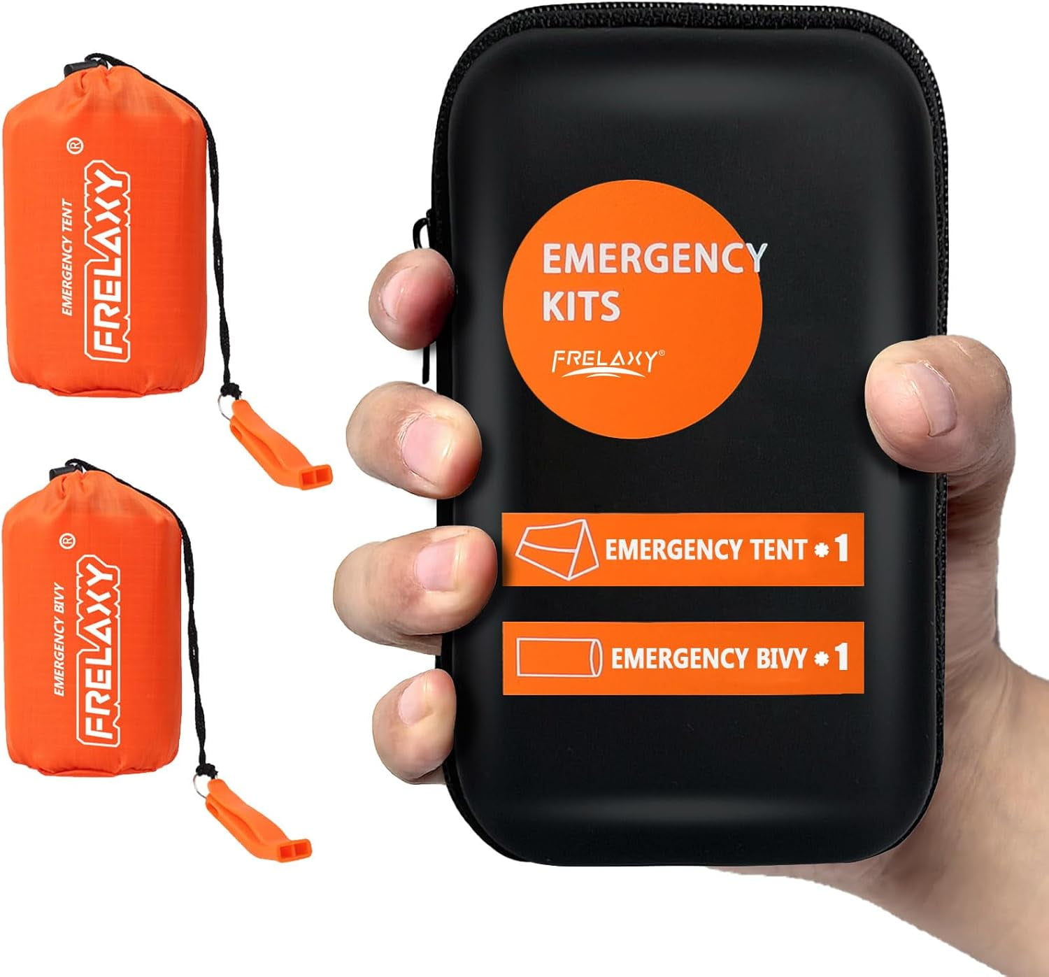 Extra-Thick Survival Tent and Emergency Sleeping Bag, Emergency Shelter ...