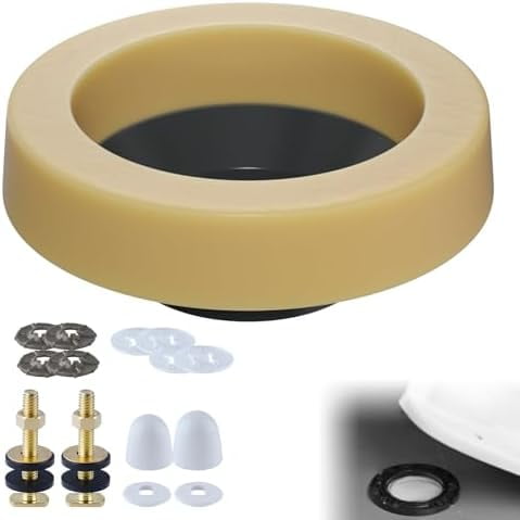 Extra Thick Toilet Wax Ring Replacement Kit, Universal Toilet Seal Ring ...