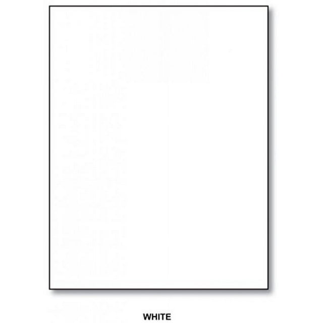 Extra Thick White 100lb. Card Stock 5 1/2" x 8 1/2" Sheets (Half Letter ...