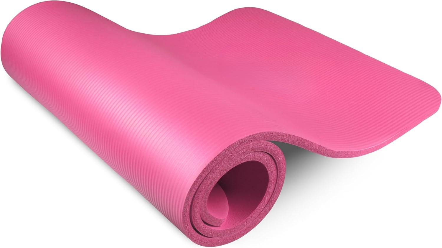 Extra Thick Yoga and Pilates Mat (13mm), 71" Long High Density Exercise ...