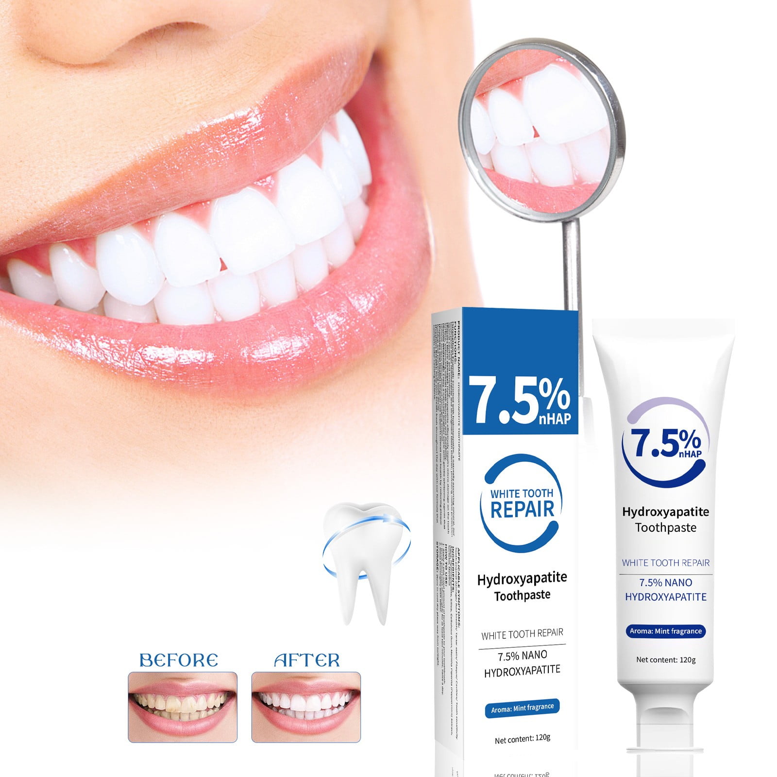 Extra Whitening Toothpaste 7.5% Toothpaste, Toothpaste That Protects ...