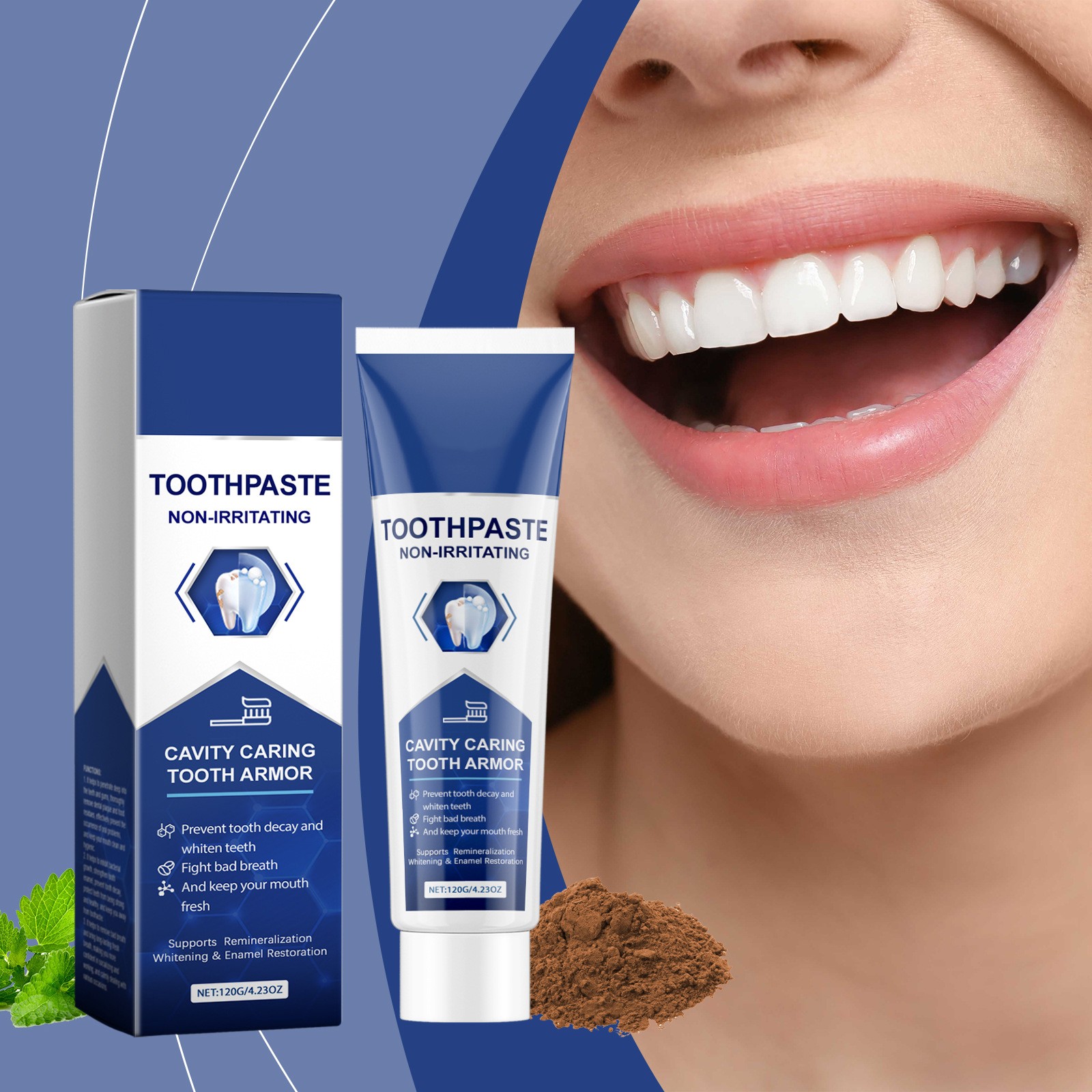 Extra Whitening Toothpaste Anti-caries And Whitening Toothpaste Fresh ...