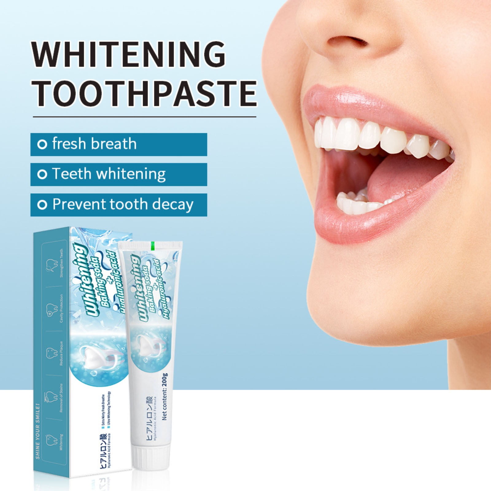 Extra Whitening Toothpaste Baking Toothpaste To Remove Yellow Stains ...