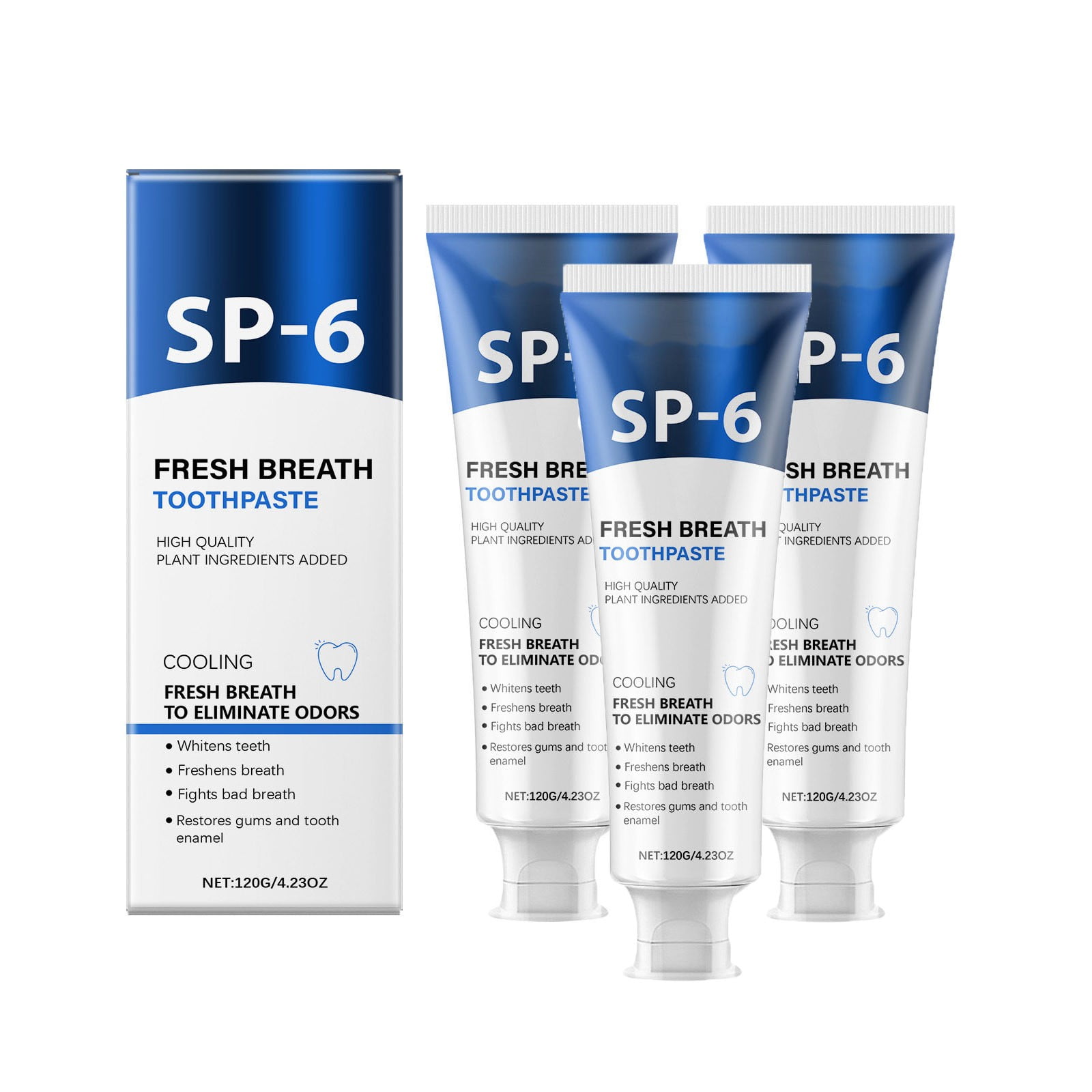 Extra Whitening Toothpaste Mint Toothpaste, Gently Clean Teeth, Remove ...