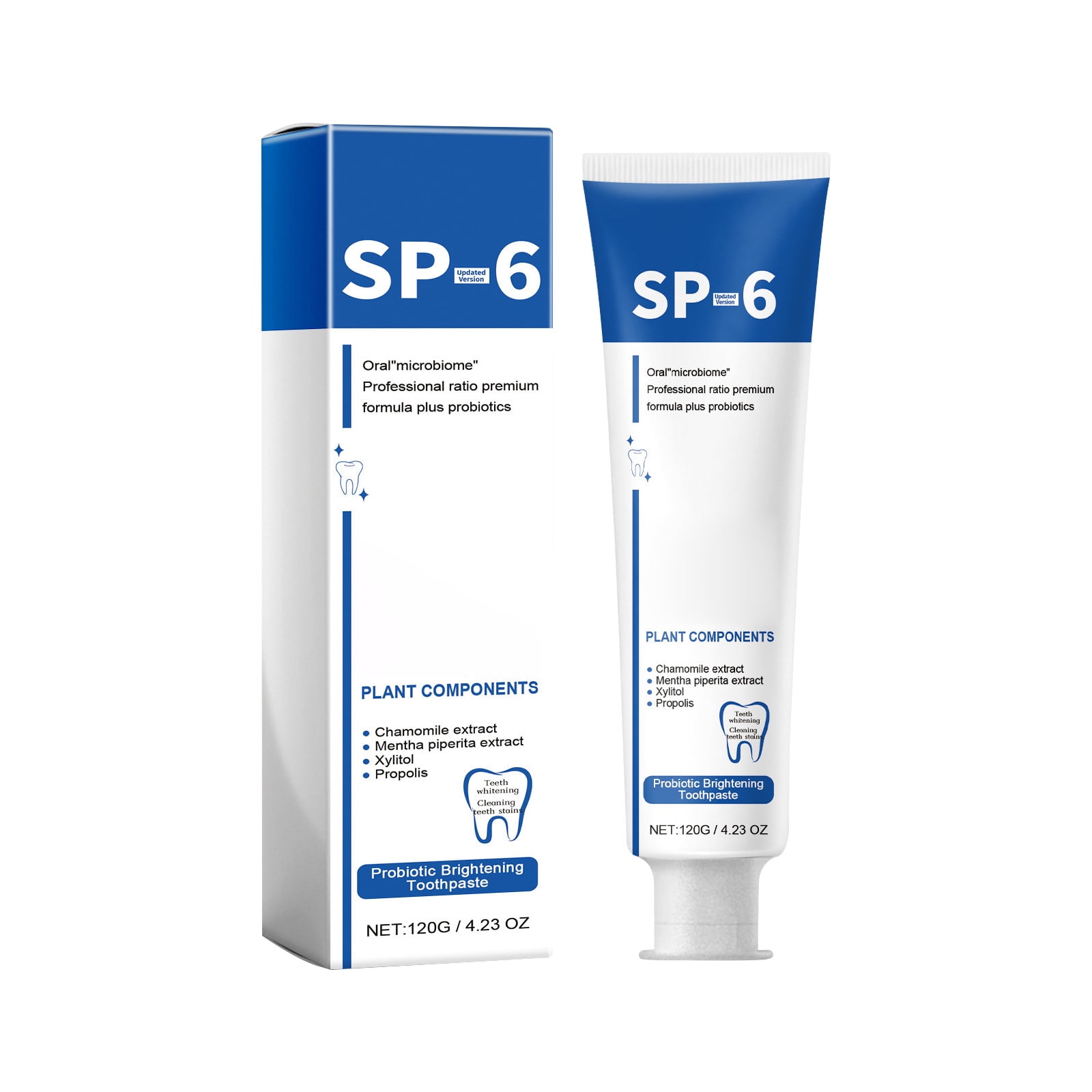 Extra Whitening Toothpaste Probiotic Whitening Toothpaste, Deep ...