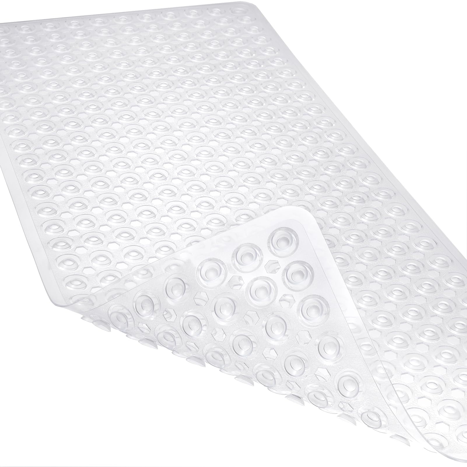 Extra Wide Bathtub Mat with Suction Cups, 35 x 16.3 Inch Non-Slip ...