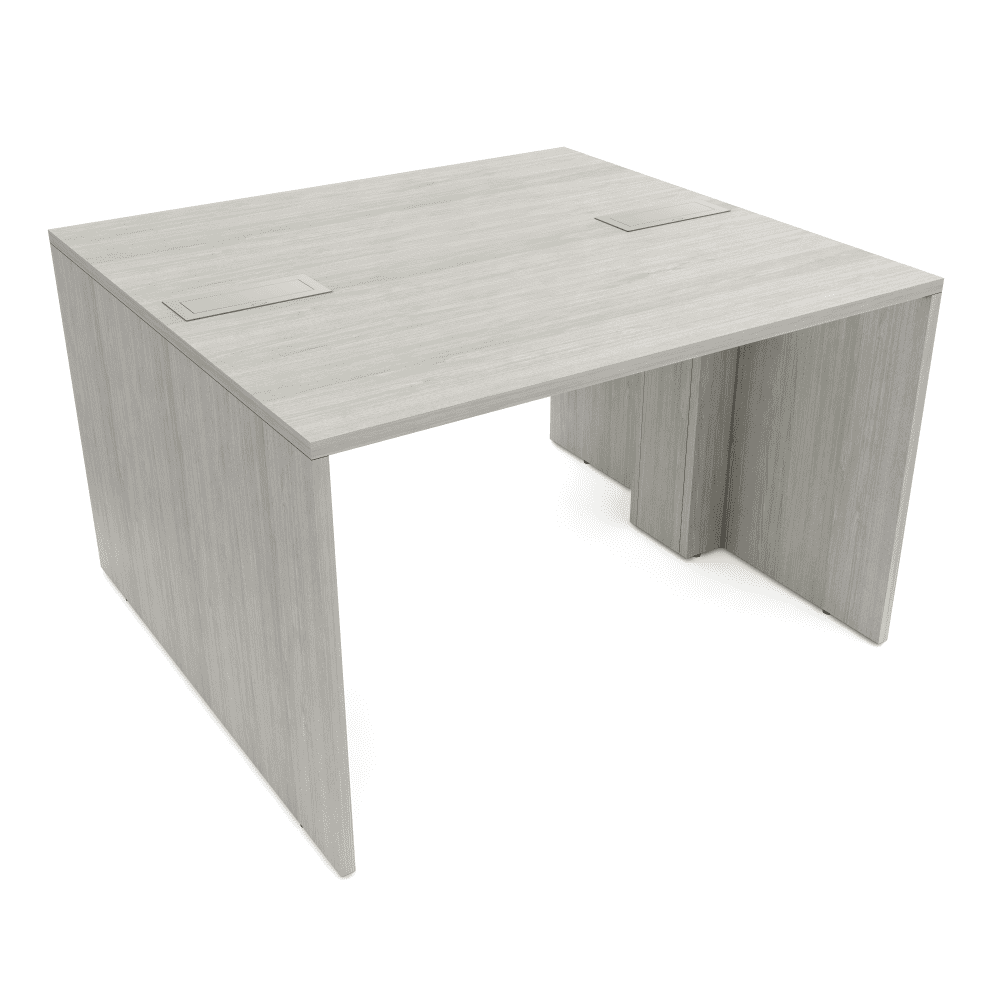 Extra Wide Collaboration Table | 2 Person Group Desk | 4x4 Laminate ...