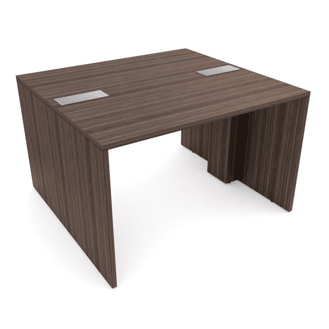 Extra Wide Collaboration Table | 2 Person Group Desk | 4x4 Laminate ...