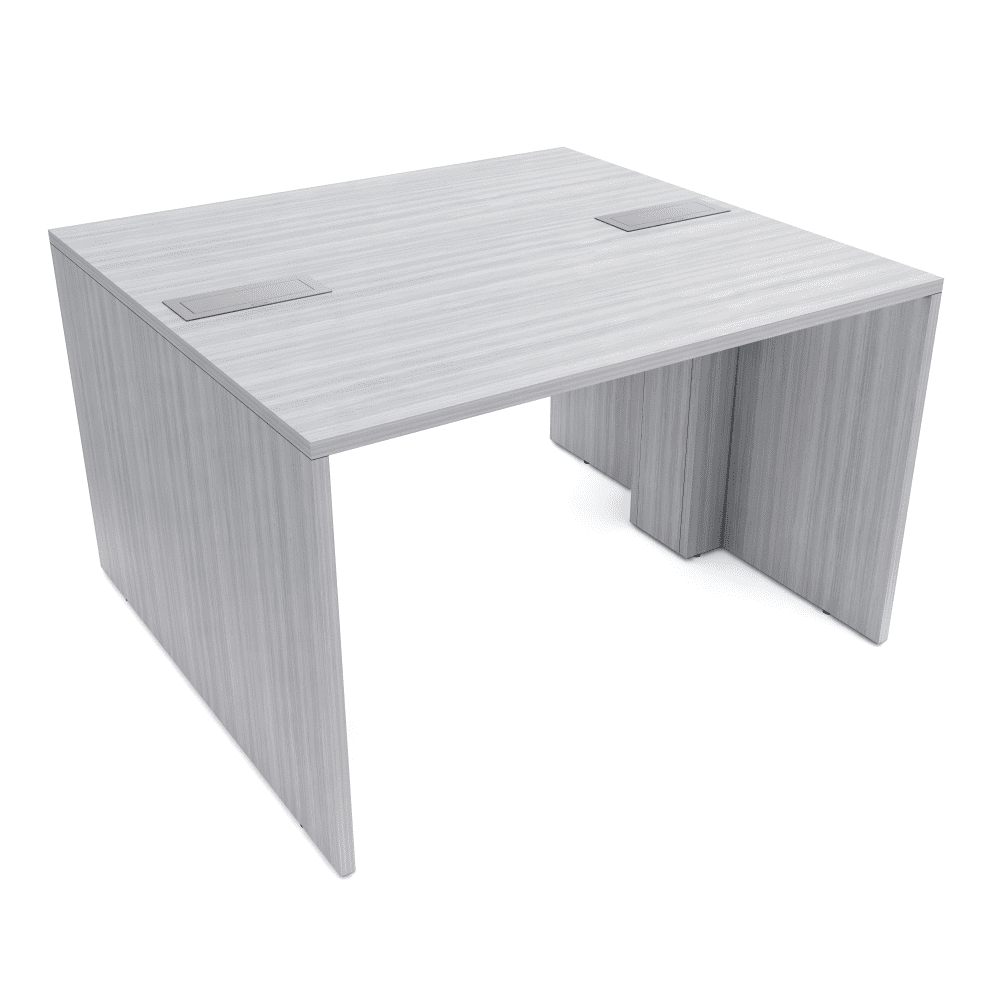 Extra Wide Collaboration Table | 2 Person Group Desk | 4x4 Laminate ...