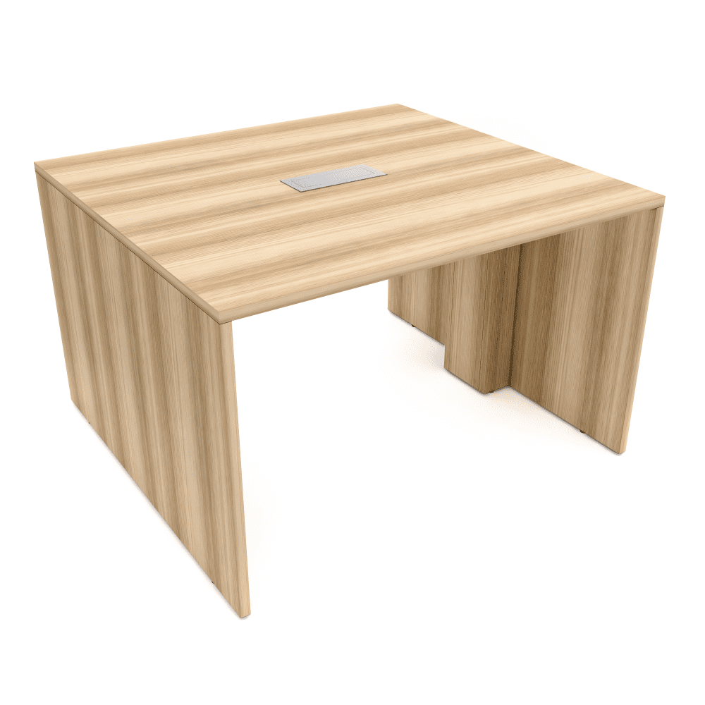 Extra Wide Collaboration Table | 2 Person Group Desk | 4x4 Laminate ...