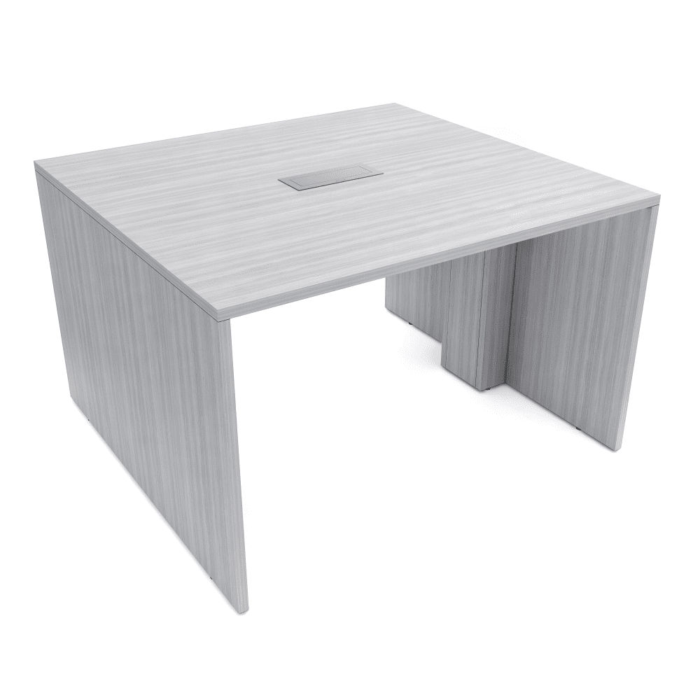 Extra Wide Collaboration Table | 2 Person Group Desk | 4x4 Laminate ...