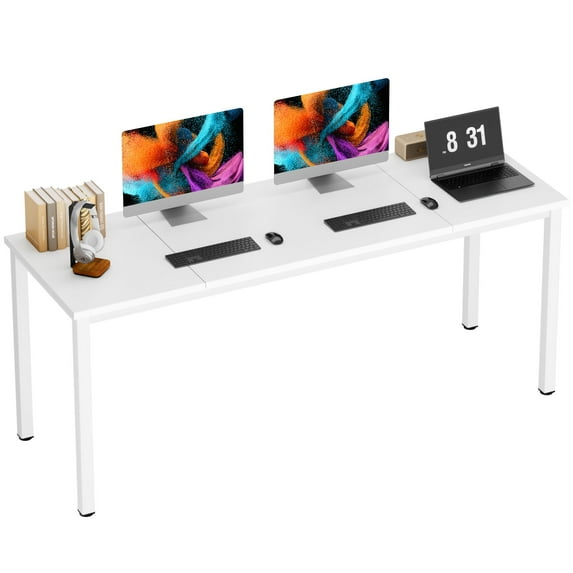 Extra Wide Computer Desk 70.8 x 23.6 Inches Workstation for Home Office ...