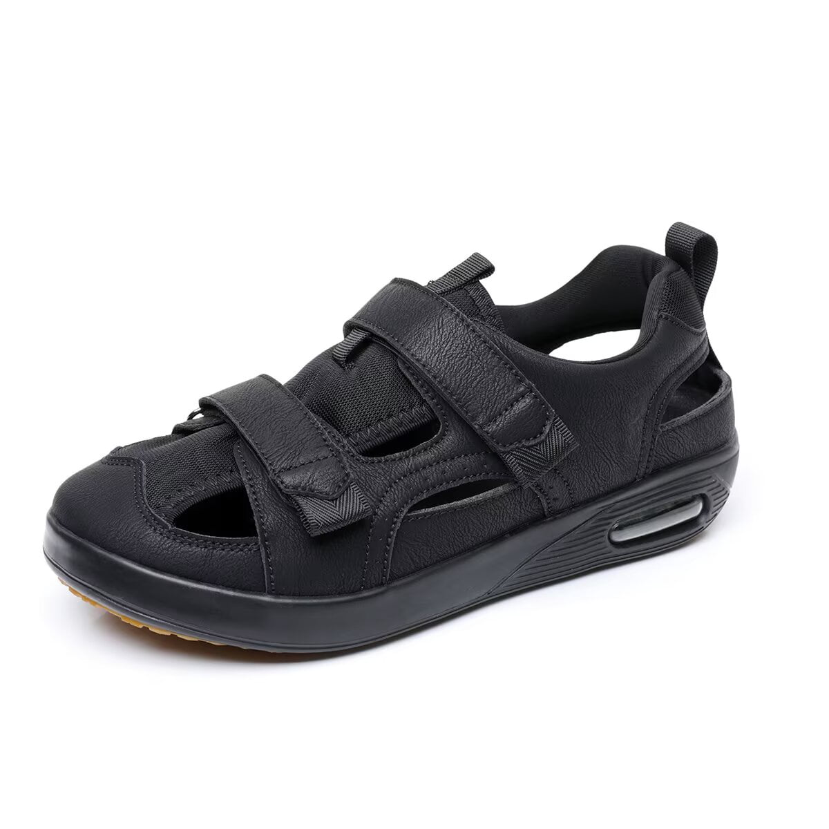 Extra Wide Diabetic Sandals for Men - Adjustable Velcro Walking Sandals ...