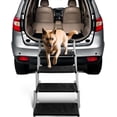 Extra Wide Dog Stairs for Car - Foldable Ramps with Non Slip Surface ...
