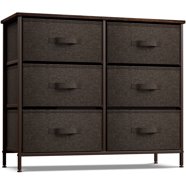 Free Shipping! Gymax 6 Drawer Chest Dresser Clothes Storage Bedroom Tall Furniture Cabinet White ...