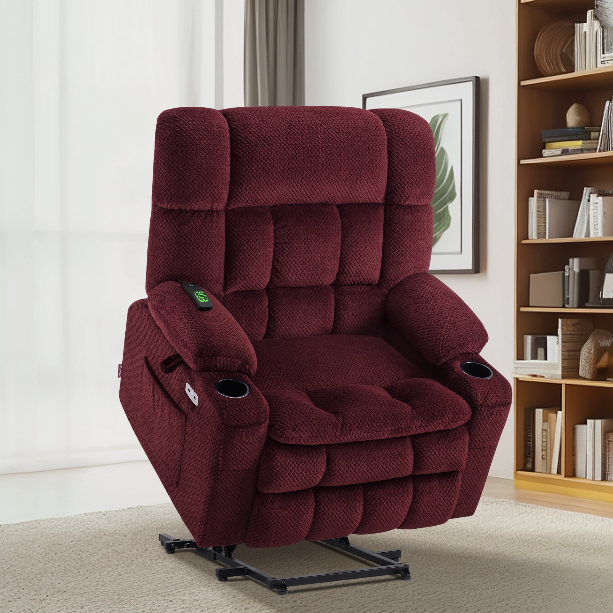 Extra Wide Dual Motor Power Lift Recliner for Big Elderly, Infinite ...