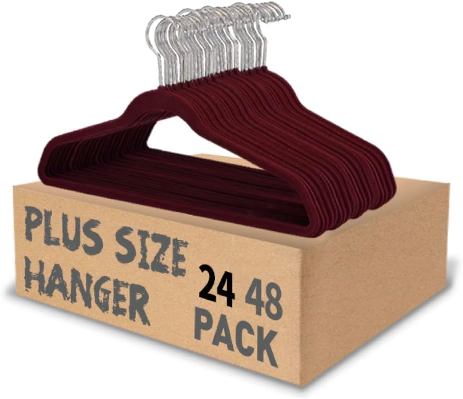 Extra Wide Hangers for Plus Size Clothes, 21 Inch Super Plus Size ...