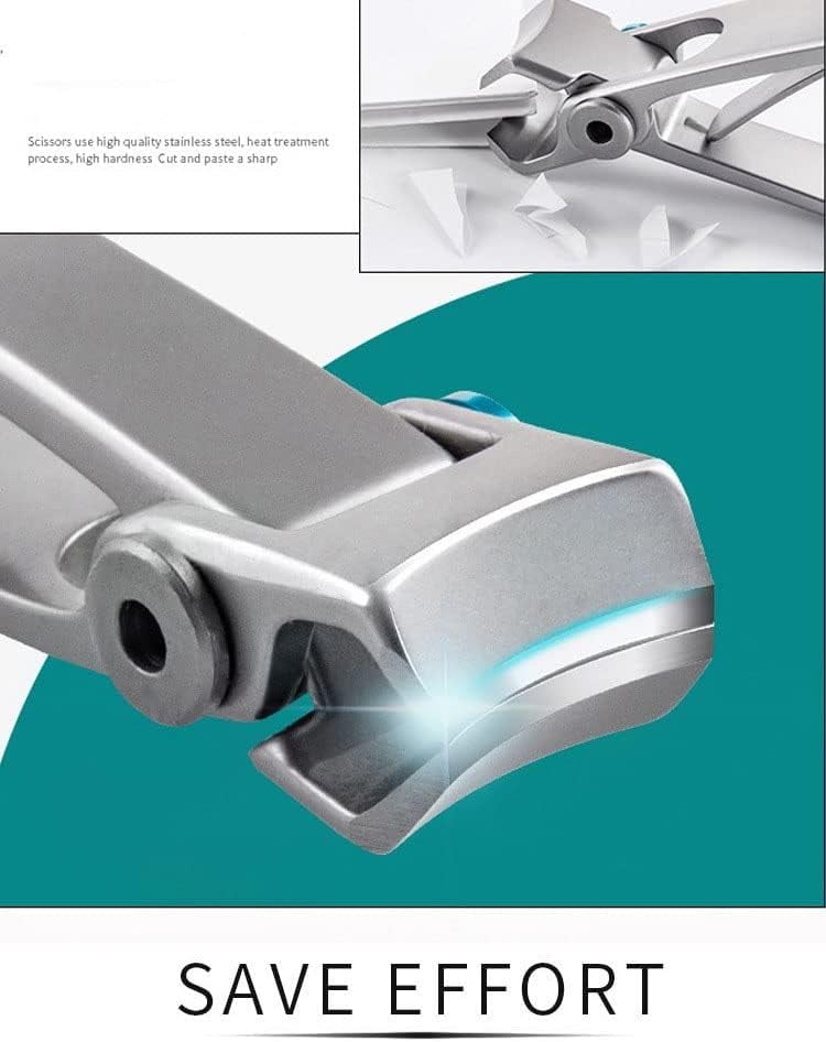 Extra Wide Jaw Nail Clippers for Thick Nails - Heavy Duty Stainless ...