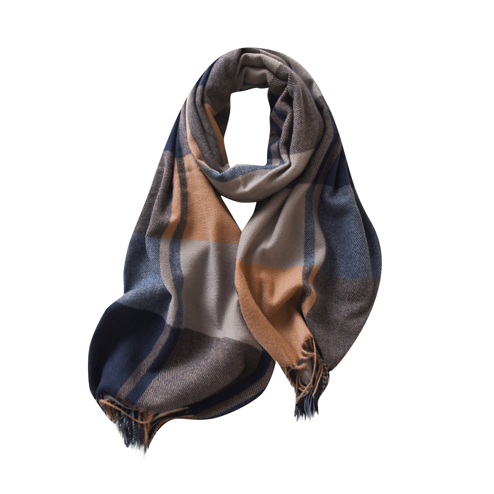 Extra Wide Knit Scarf for Women, Shawl-Like Coverage, Soft Fringe Ends ...