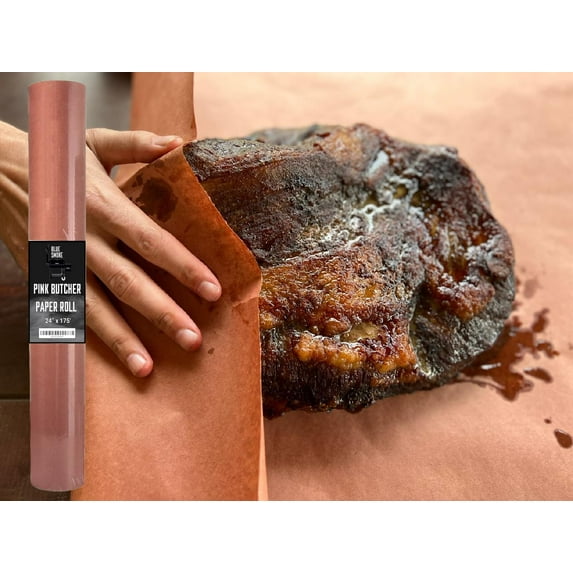 Extra Wide Pink Butcher paper Roll (24 inch x 175 feet), Unwaxed ...