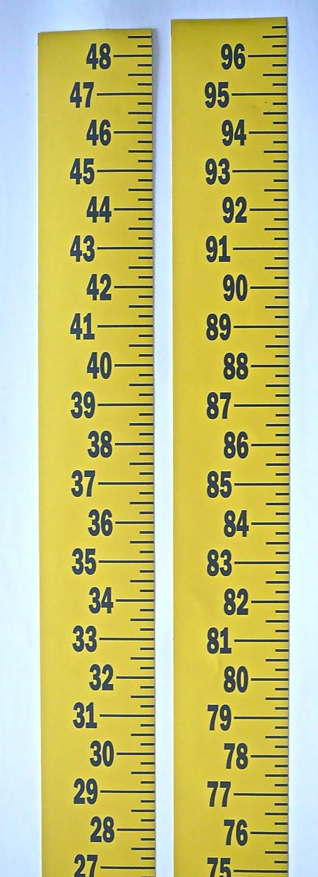 Extra Wide Ruler – Adhesive Backed – 3 Inch Wide X 96 Inch Long ...