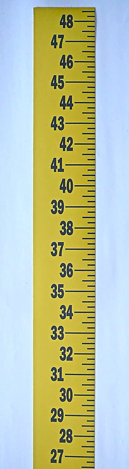 Extra Wide Ruler – Adhesive Backed – 3 Inch Wide X Inch Long – Vertical ...