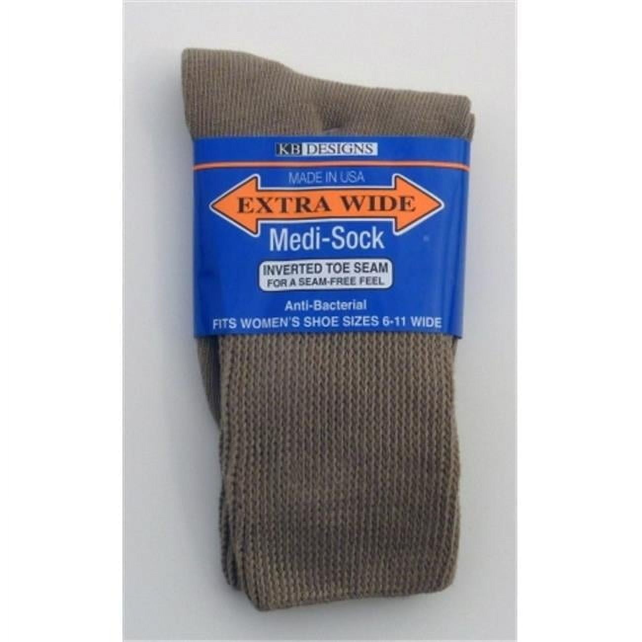 Extra Wide Sock Company #5850 Navy Extra Wide Medi Sock - Pack of 3 ...