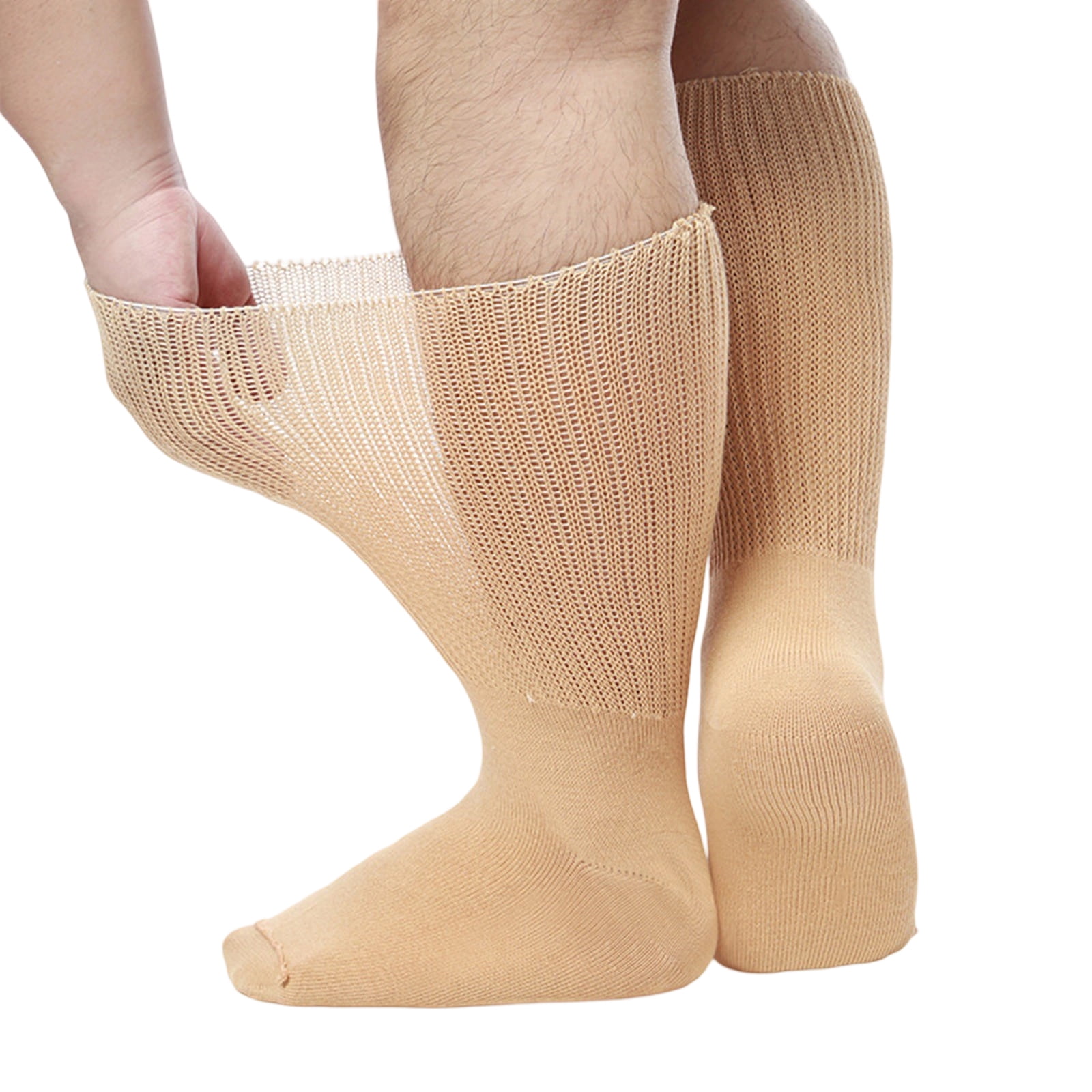 Extra Wide Socks for Swollen Feet Stretch to 30" Seniors Diabetics ...