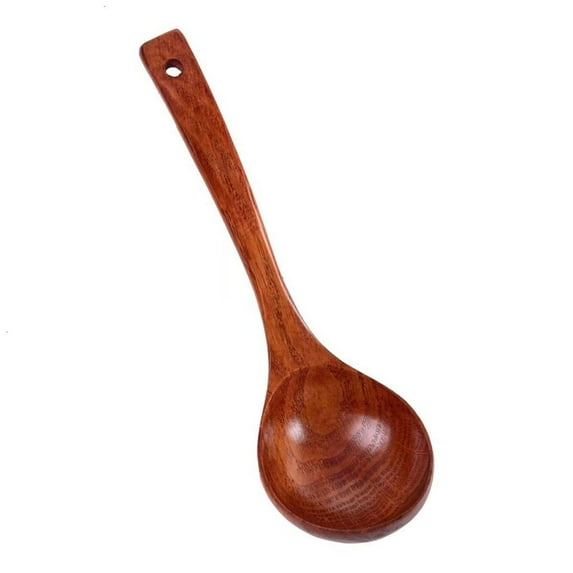 Extra Wide Solid Wood Stirring Ladles Scratch Proof Designs for Soups ...