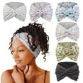 Extra Wide Turban Headbands for Women, 7'' Large Wide Headband for ...