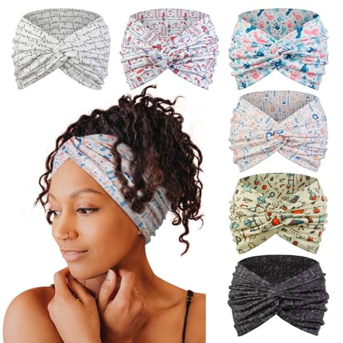 Extra Wide Turban Headbands for Women, 7'' Large Wide Headband for ...