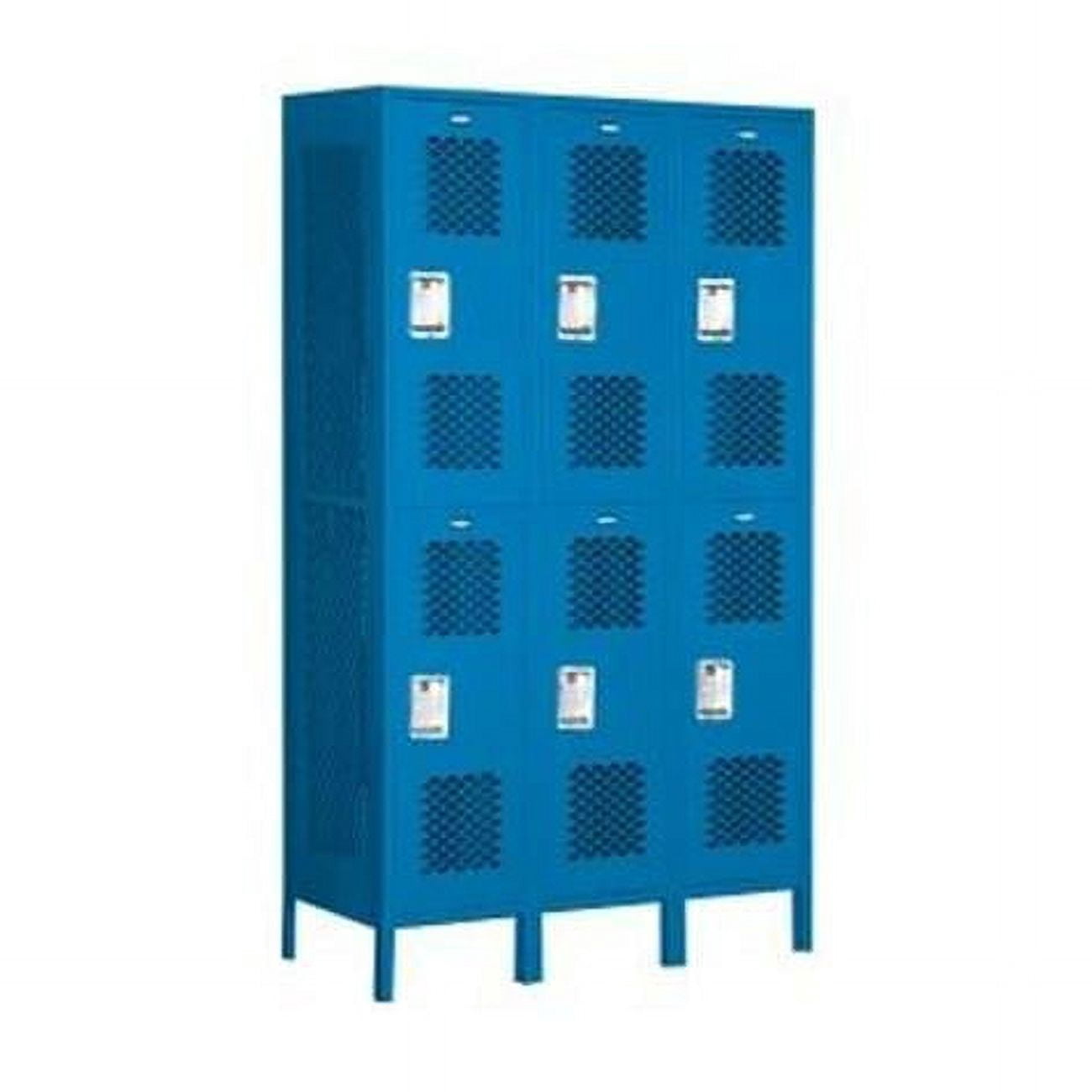 Extra Wide Vented Metal Locker - Blue - 45in. W x 78in. H x 18in. D ...