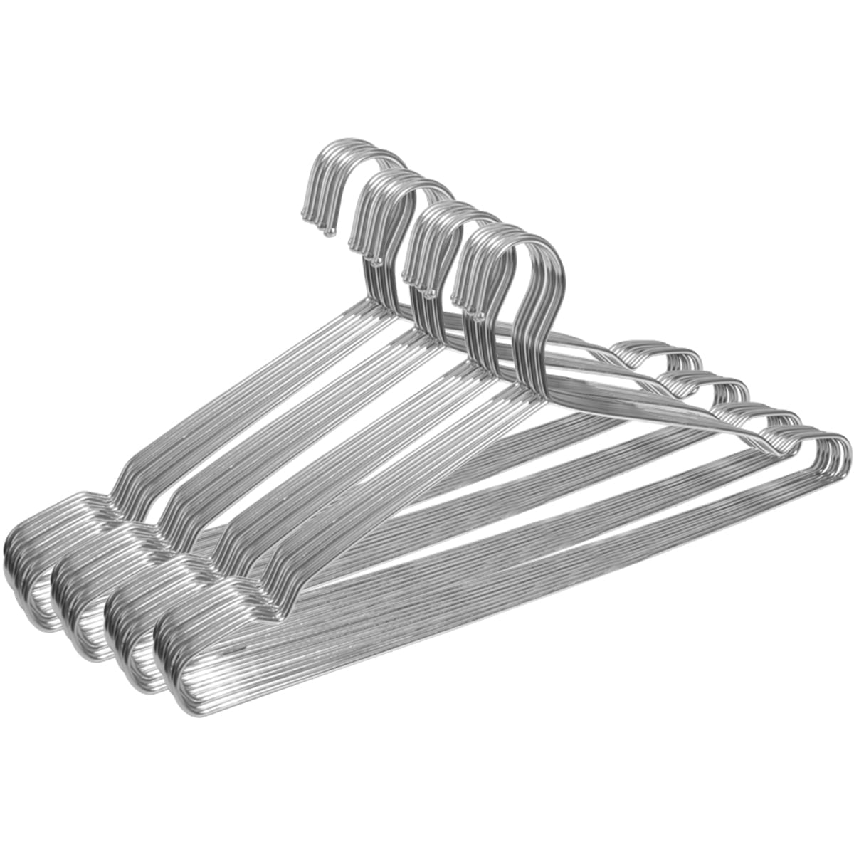 Extra Wide Wire Hangers for Plus Size Clothes, 19.6 Inch Stainless ...