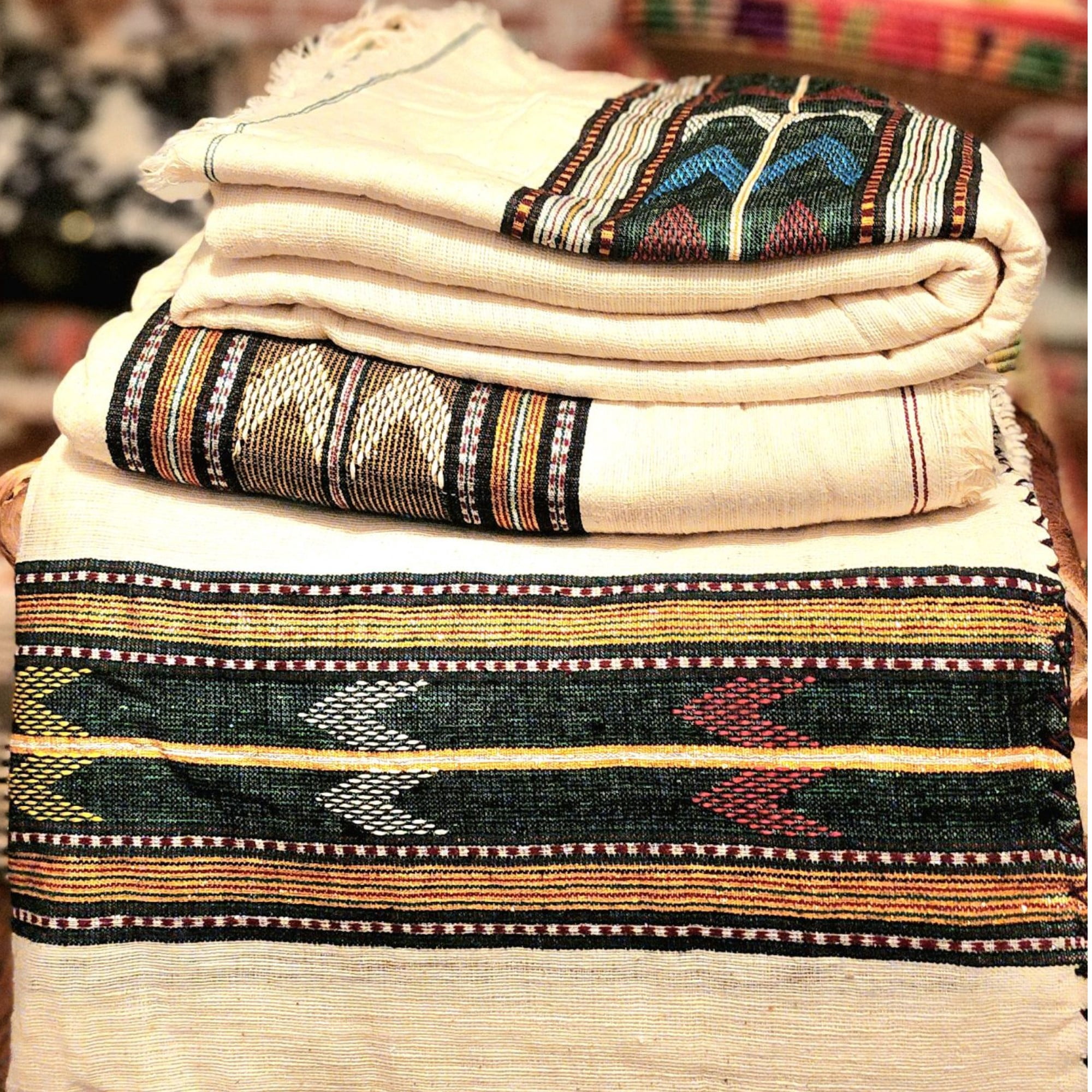 Extra large- Handmade Ethiopian 100% Cotton Gabi Blanket: Traditional ...