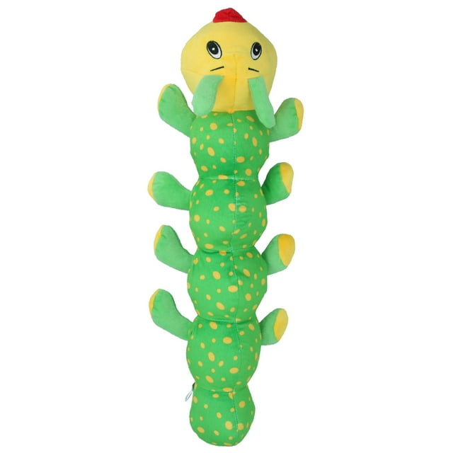 Extra large Maxi Colin Caterpillar Plush Soft Dog Toy With Squeak Dog ...