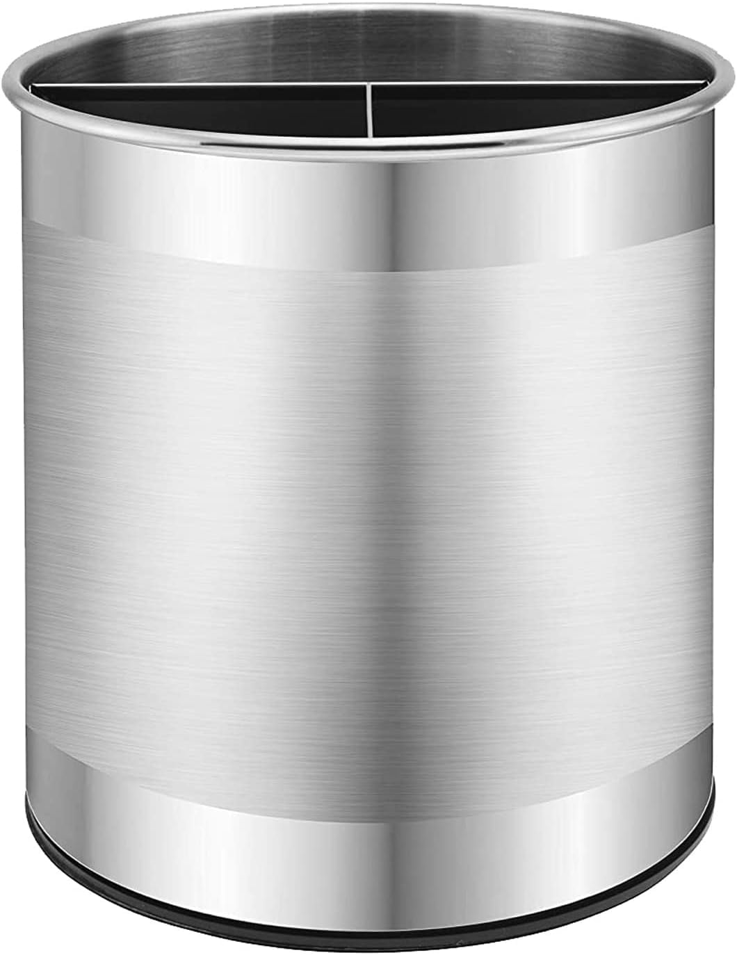 The Extra-large Utensil Caddy Is Made Of Brushed Stainless Steel ...