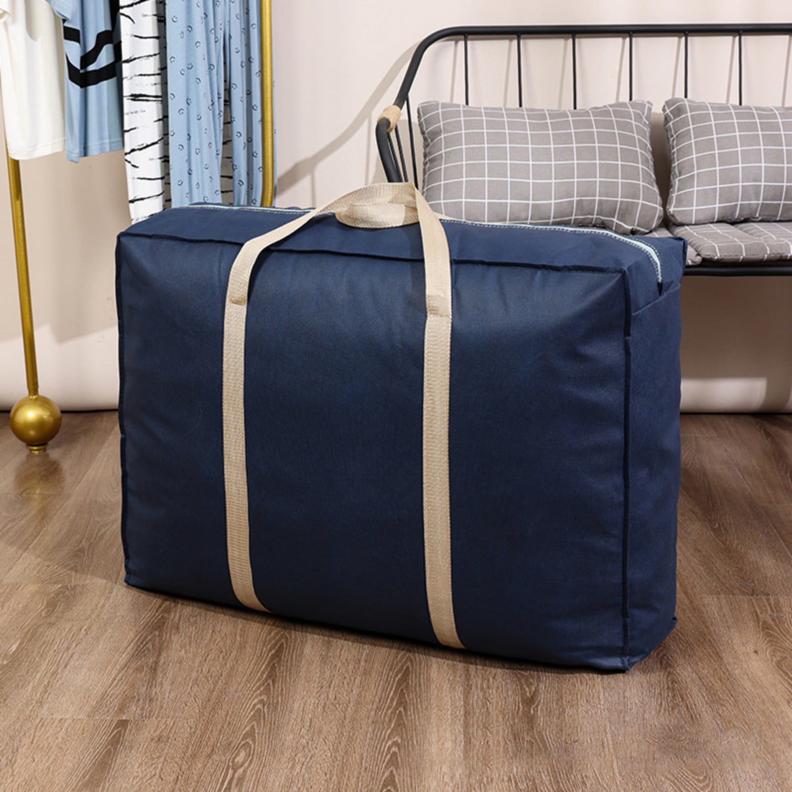 Extra-Large Moving Bag Storage Bag, 48*32*23Cm, Navy Blue|Moving Bags ...