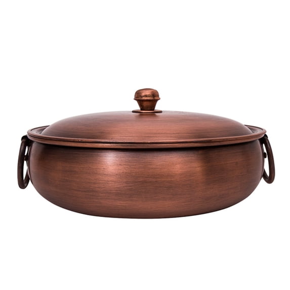 Extra-thick Copper Hot Pot Pure Copper Tin Lined Cooking Pot, Copper ...