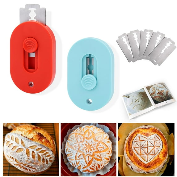 Extractable&Magnetic Bread Lame Dough Scoring Tool,2 Pack Sourdough ...