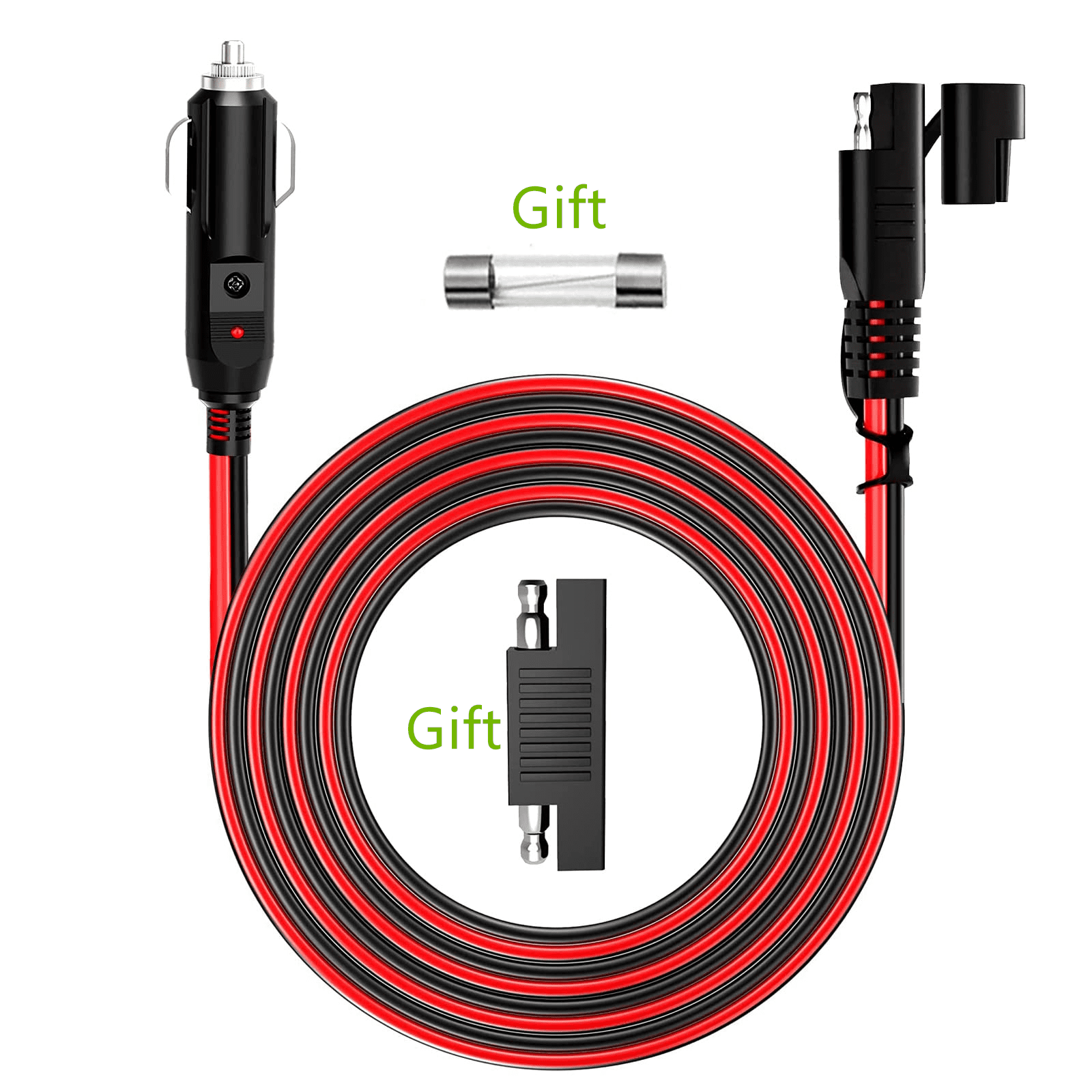 Extractme 14AWG SAE to SAE Extension Cable Quick Connector Wire Harness SAE Connector with ...