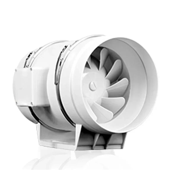 Extractor Fan Low Noise Inline Duct Hydroponic Air Blower Exhaust Fan ...