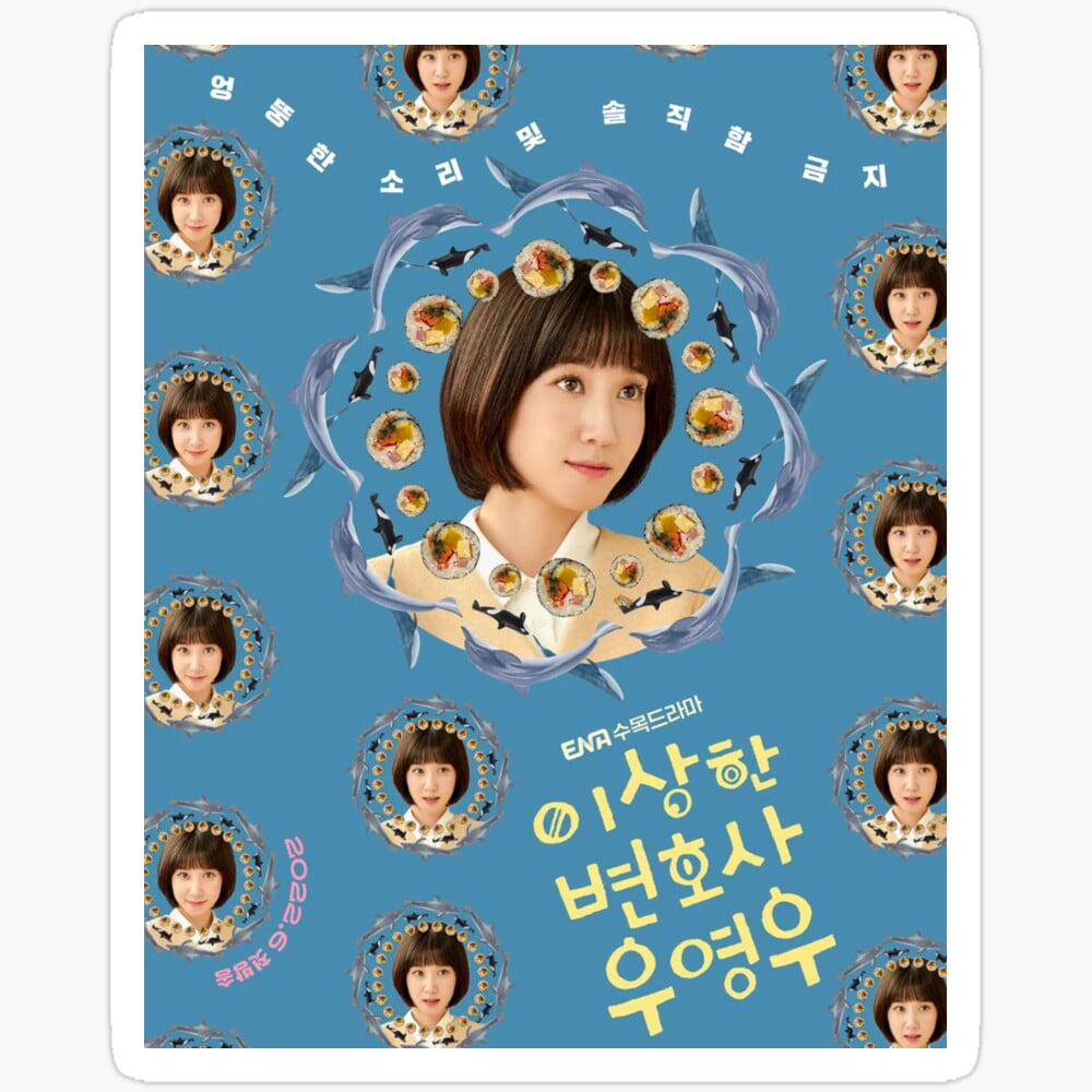 Extraordinary Attorney Woo Drama Poster Sticker Phone Decal Water ...