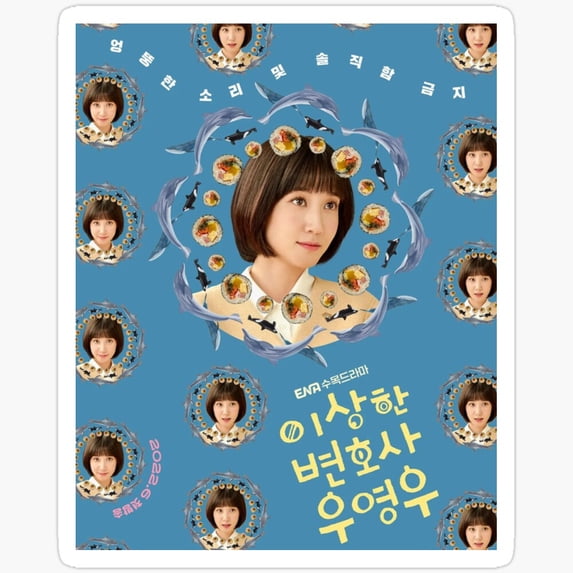 Extraordinary Attorney Woo Drama Poster Sticker Phone Decal Water ...